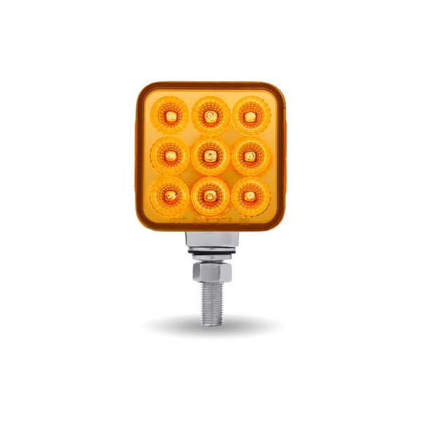 Amber/Red Stop, Turn & Tail 3" Mini Double Face Square Light with ...