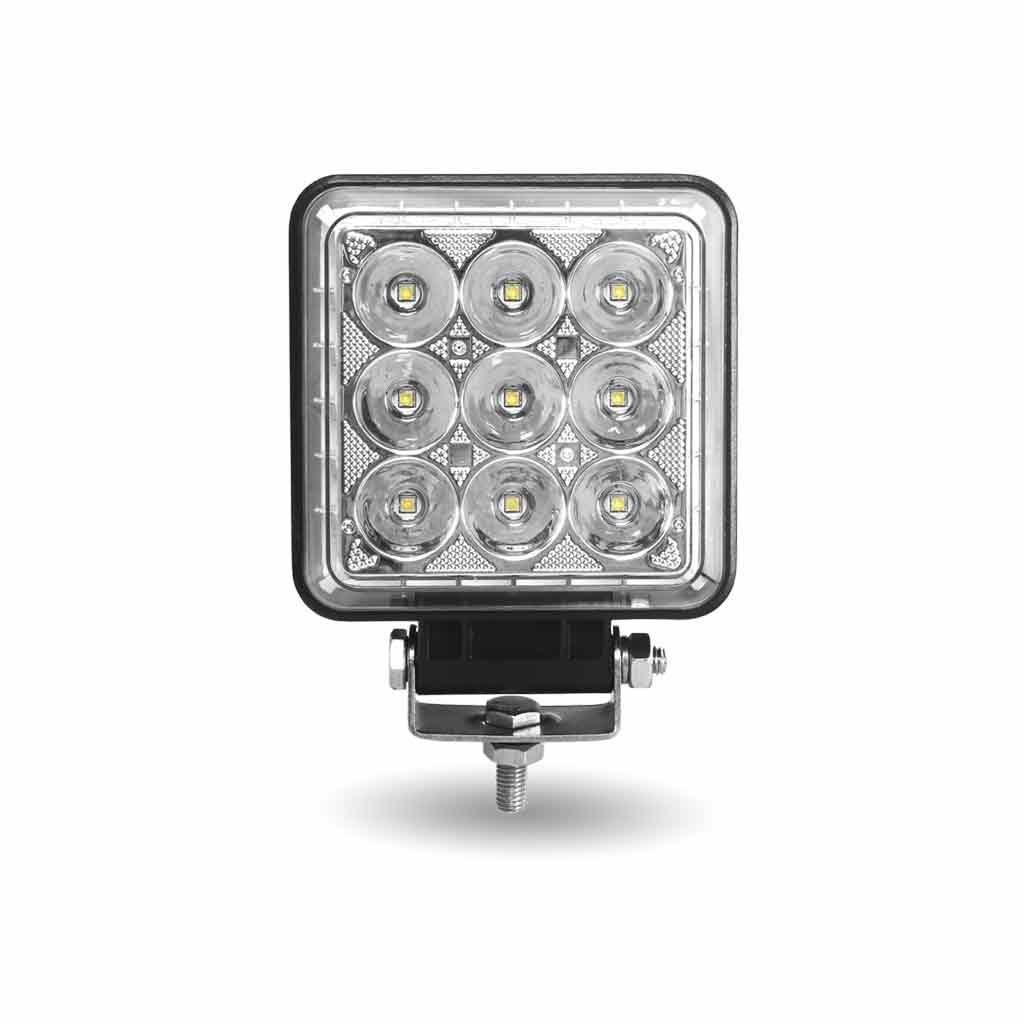 4.25" Radiant Series Square LED Work Lamp with Maximum Light Output ...